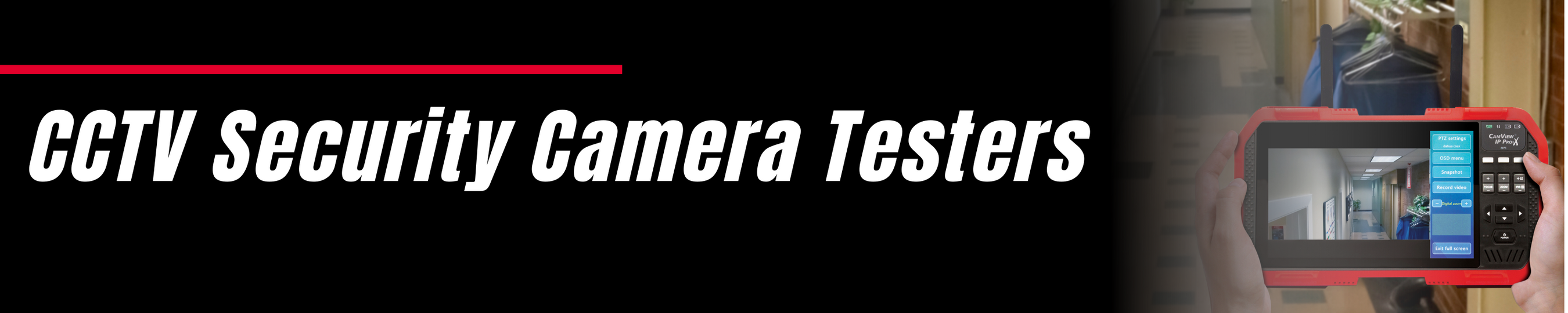 CCTV Camera Testers, Security PoE | IP HD Camera Testers — Triplett ...