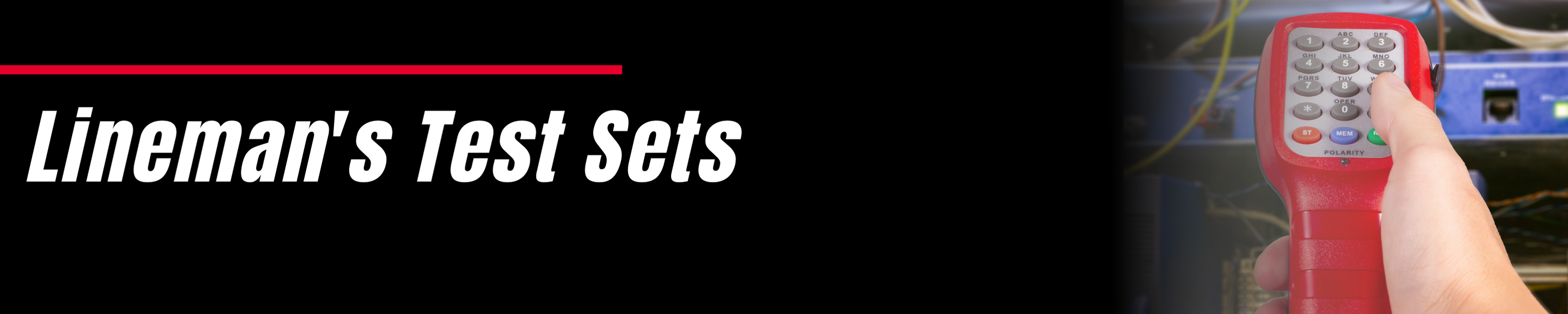 Lineman's Test Sets — Triplett Test Equipment & Tools