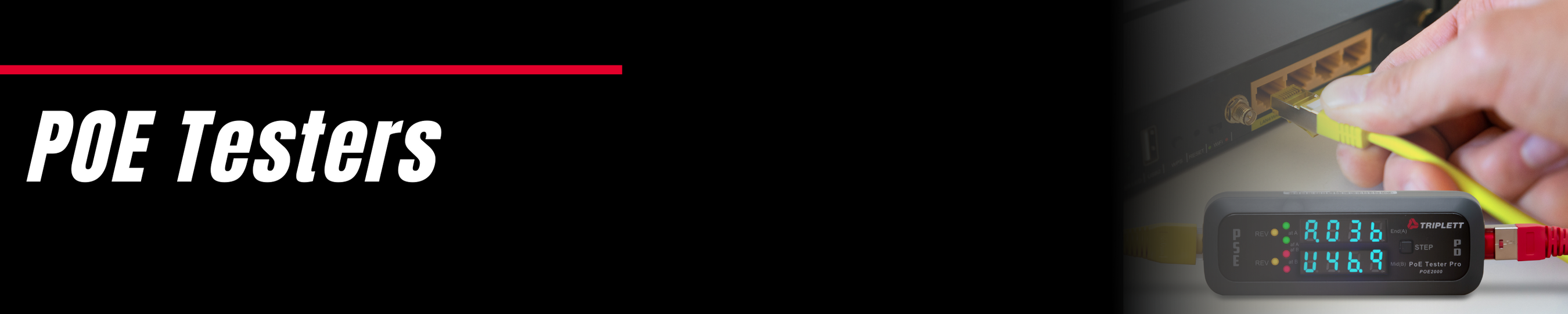 POE Testers | POE Voltage Tester — Triplett Test Equipment & Tools