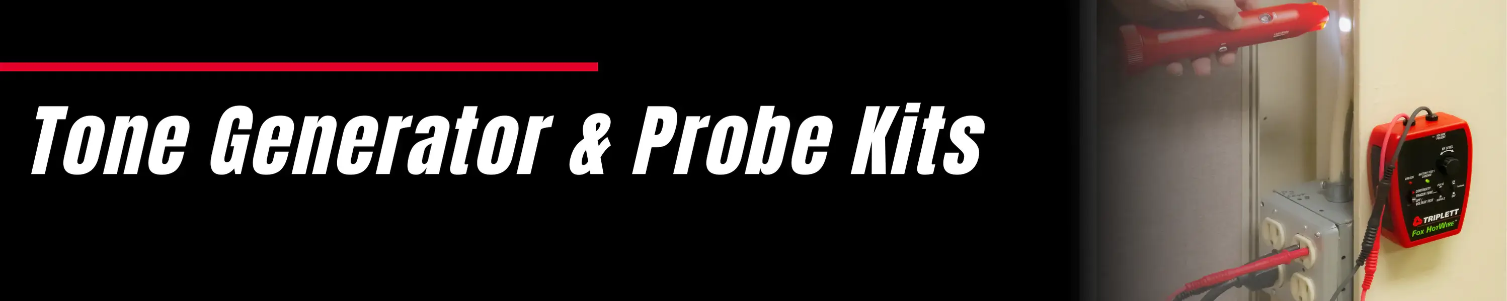 Tone and Probe Kit | Electrical Toner Wire Tracer Tool — Triplett Test ...