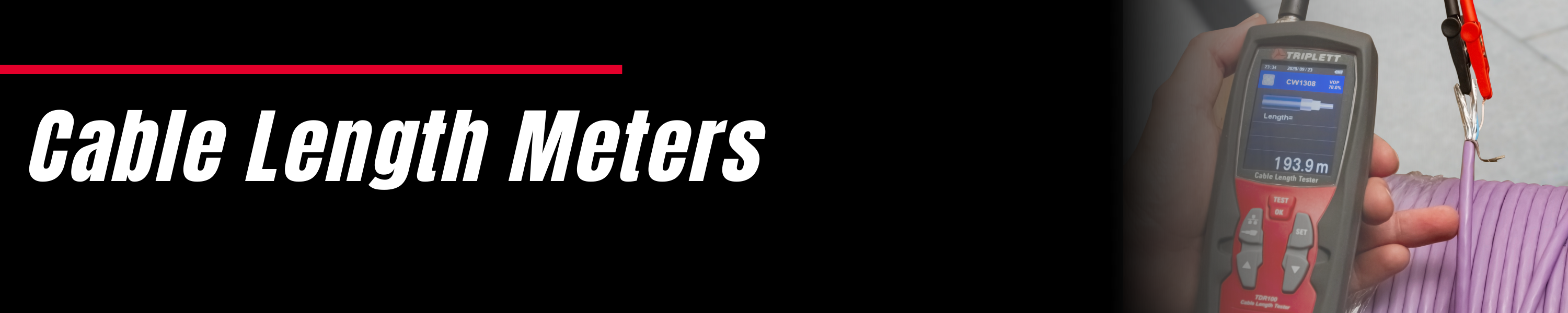 TDR Cable Length Meters — Triplett Test Equipment & Tools