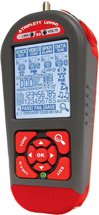 Low Voltage Pro Multifunctional Cable/Network Tester Kit LVPRO30 ...