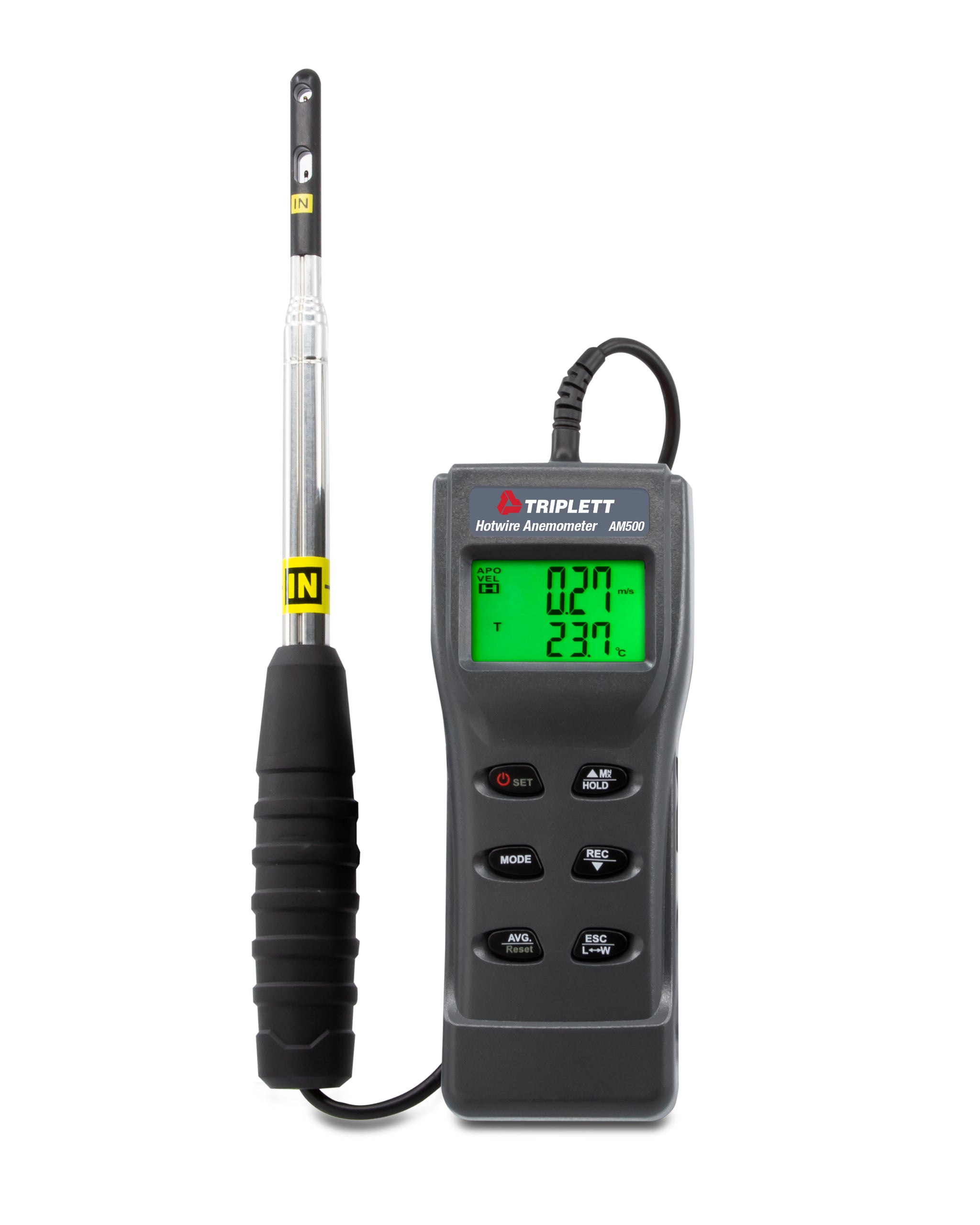 Pocket Thermo Anemometer | CFM/CMM Thermo-Anemometer — Triplett Test ...