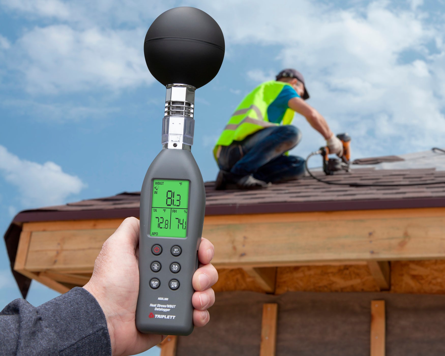 Heat Stress Index/ WBGT Datalogger - (HSDL300) — Triplett Test ...
