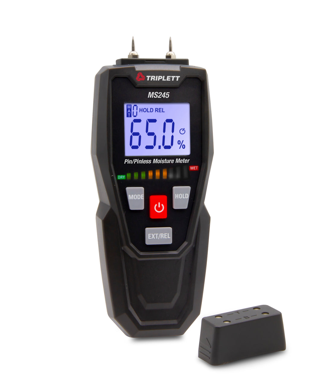 Pin & Pinless Moisture Meters Measure Wood, Wall & Concrete Moisture ...