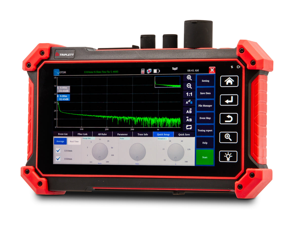 OTDR1315 Professional Multi-Function OTDR/Network Tool — Triplett Test ...