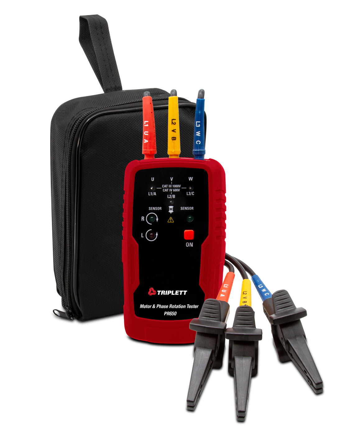Non-Contact 3 Phase Sequence and Motor Tester - (PR650) — Triplett Test ...