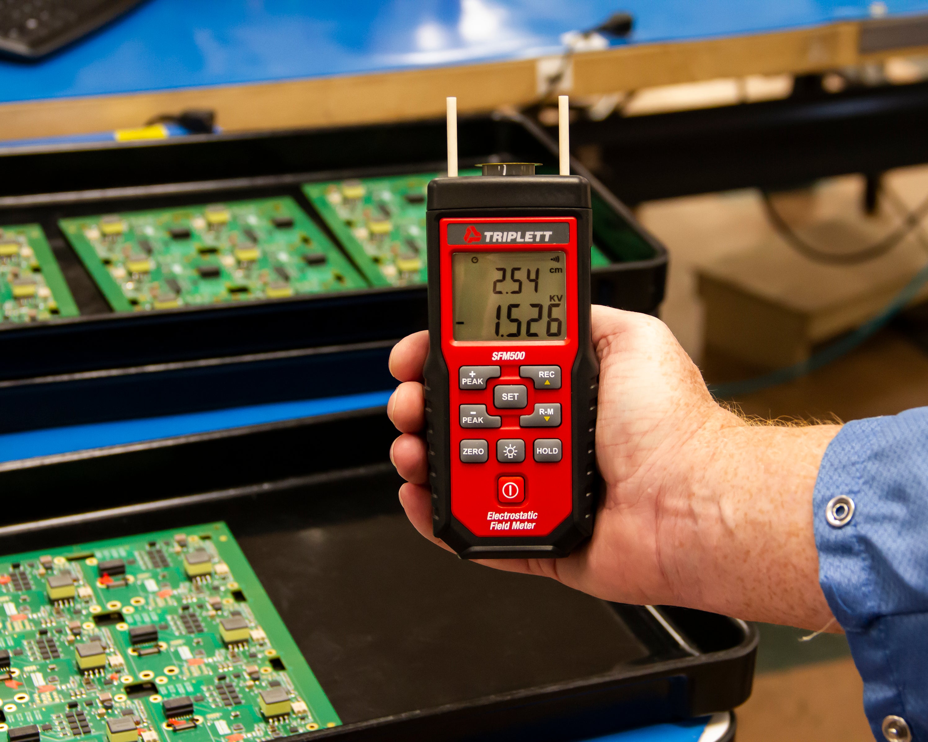 Static Field Meter (SFM500) — Triplett Test Equipment & Tools