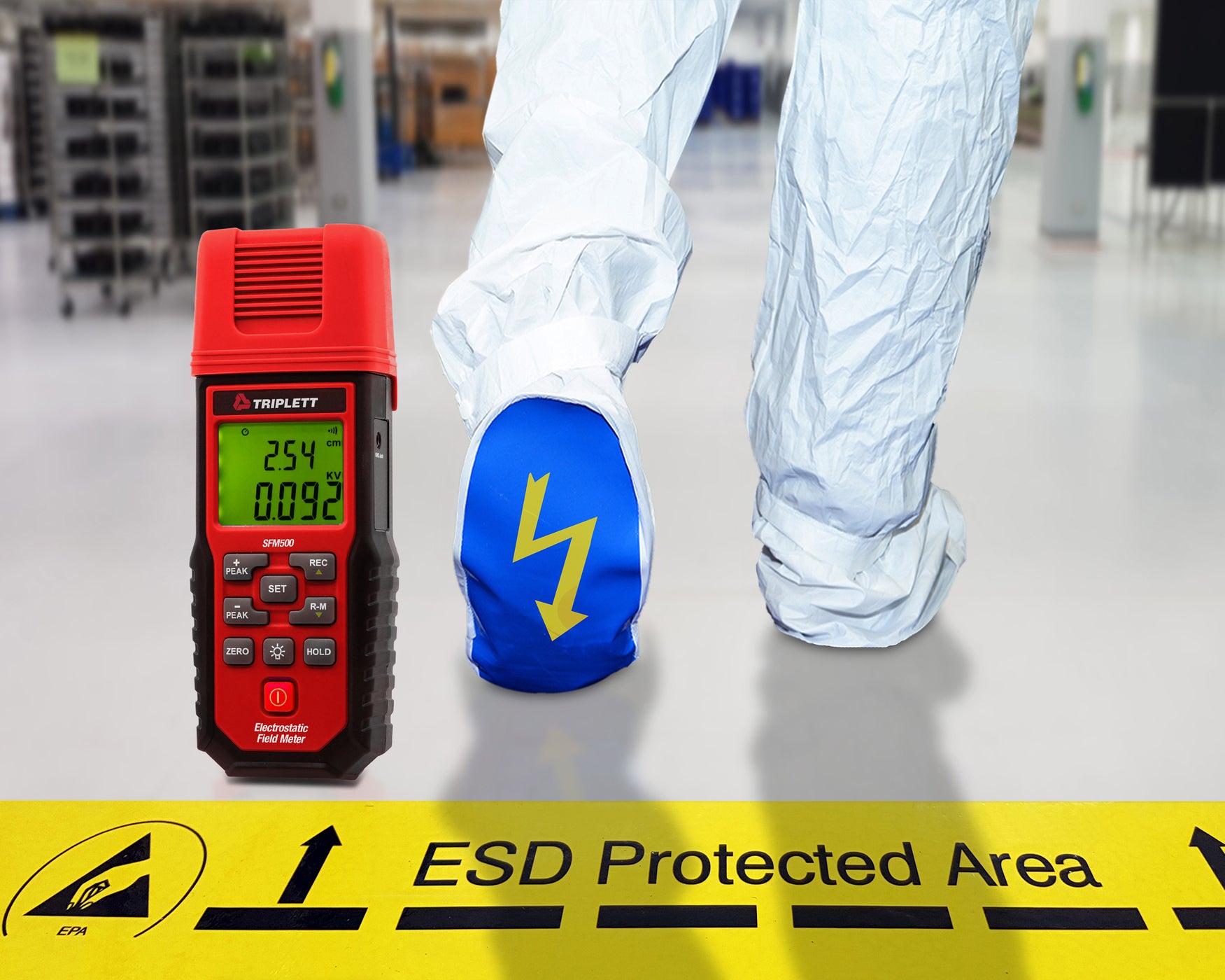 Static Field Meter (SFM500) — Triplett Test Equipment & Tools