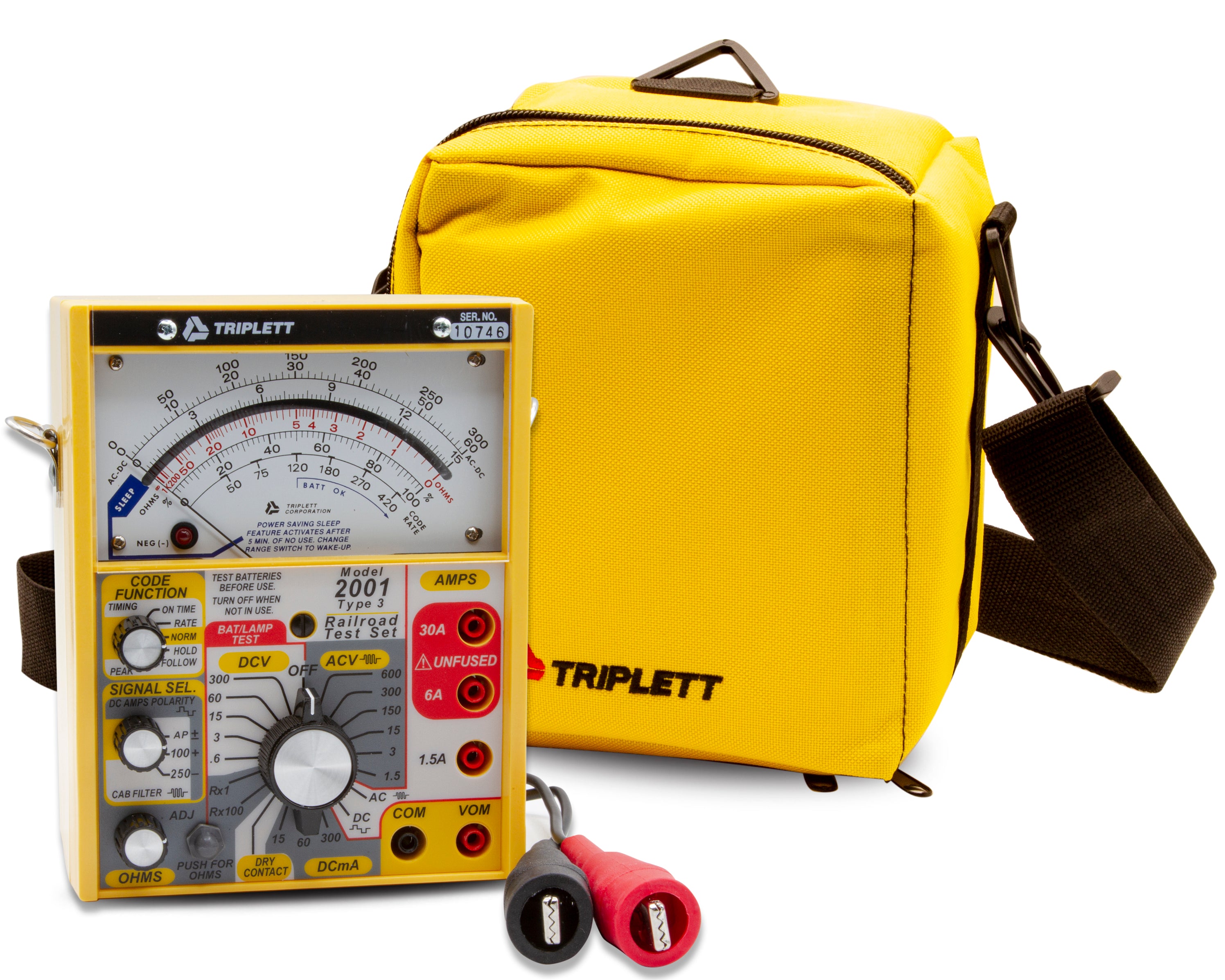 2000 Series Railroad Test Analog Meters for Passenger and Commercial R ...