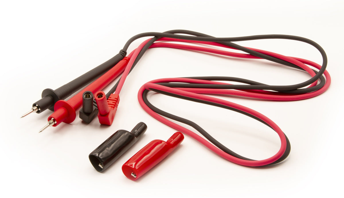 48" Test Leads with Insulated Screw-On Alligator Clips : Female Jack ...