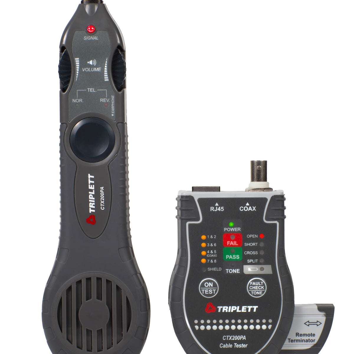 Network Cable Tester | Coax and Cat5 / RJ45 Tester CTX200PA — Triplett ...