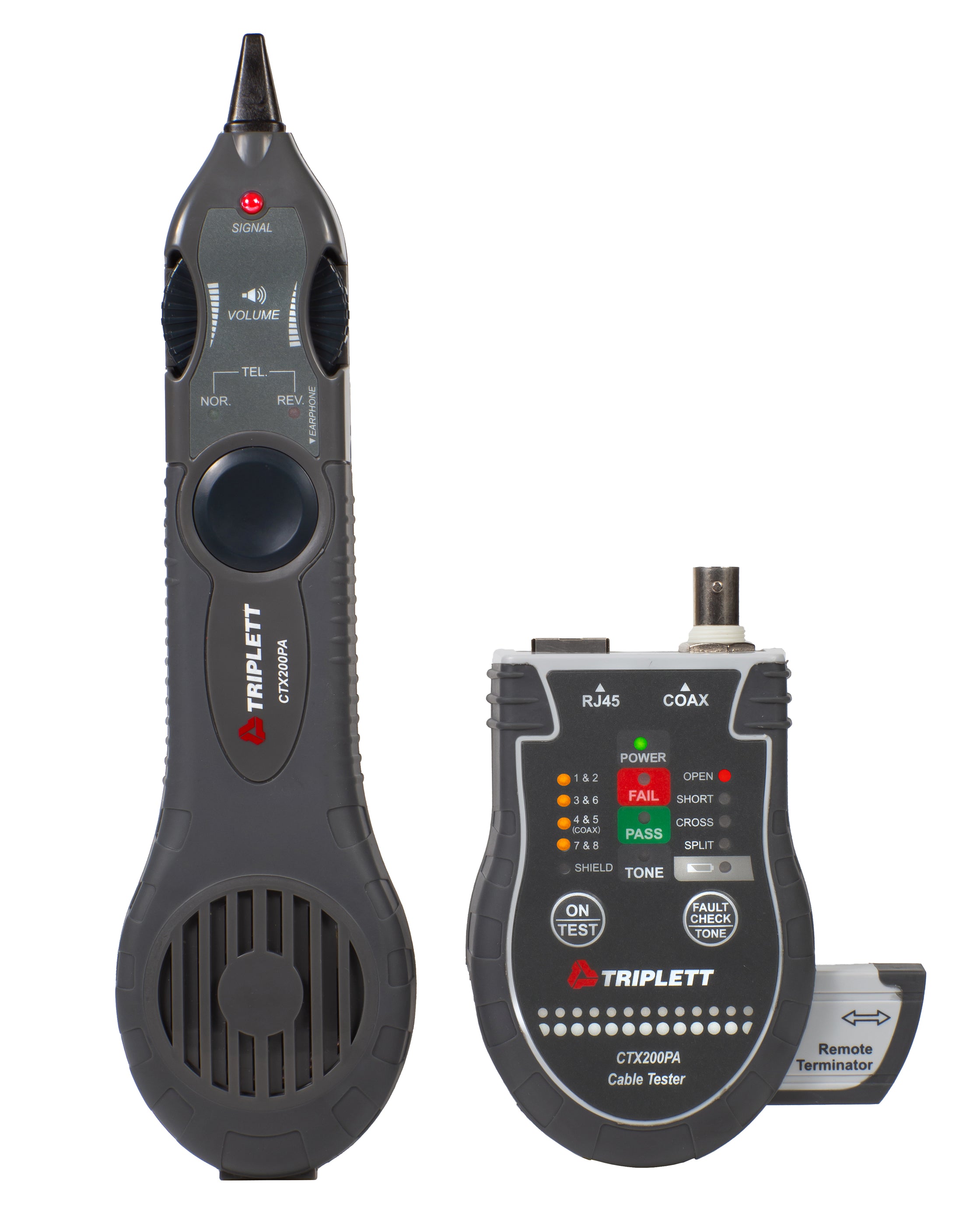 Network Cable Tester | Coax and Cat5 / RJ45 Tester CTX200PA — Triplett ...