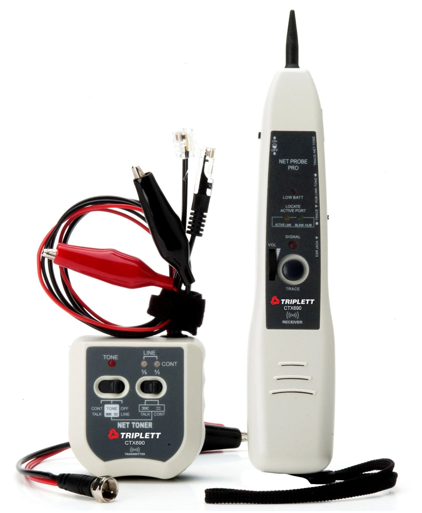 Network Toner and Probe Kit | Cable Toner CTX690 — Triplett Test ...