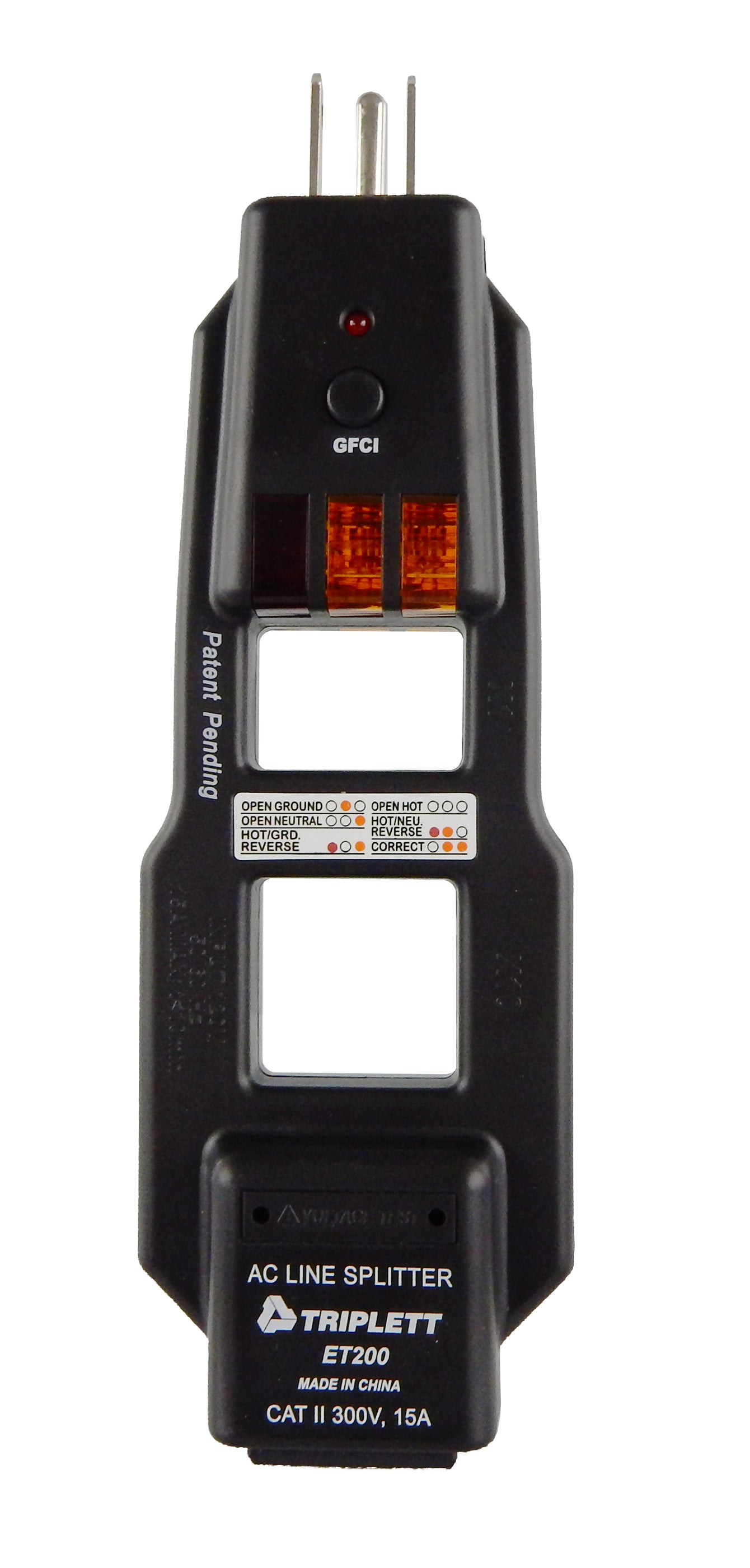 ET200 AC Line Splitter | Commercial Residential GFCI Receptacle Tester ...