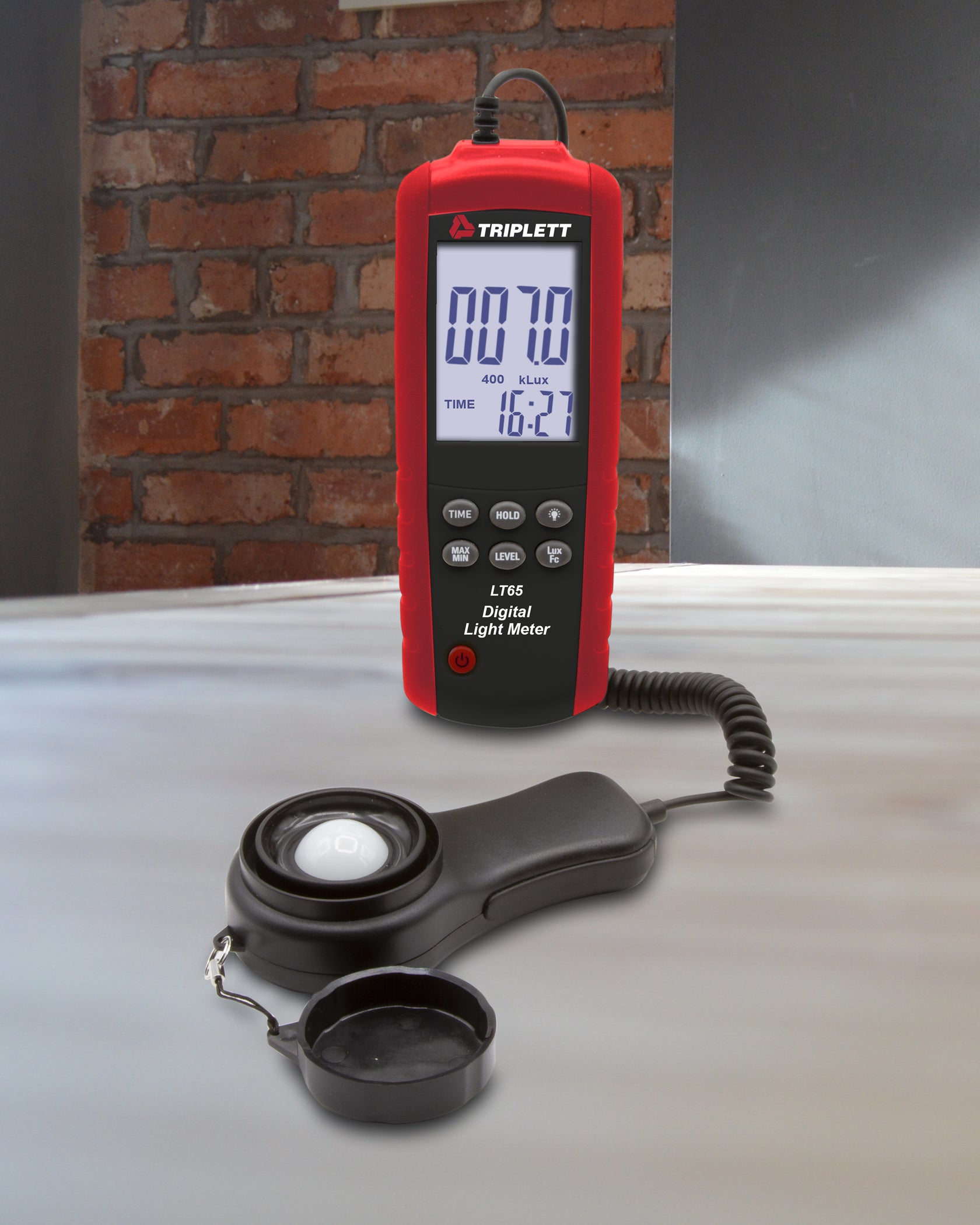 Digital Light Meter LUX to FC LT65 — Triplett Test Equipment & Tools