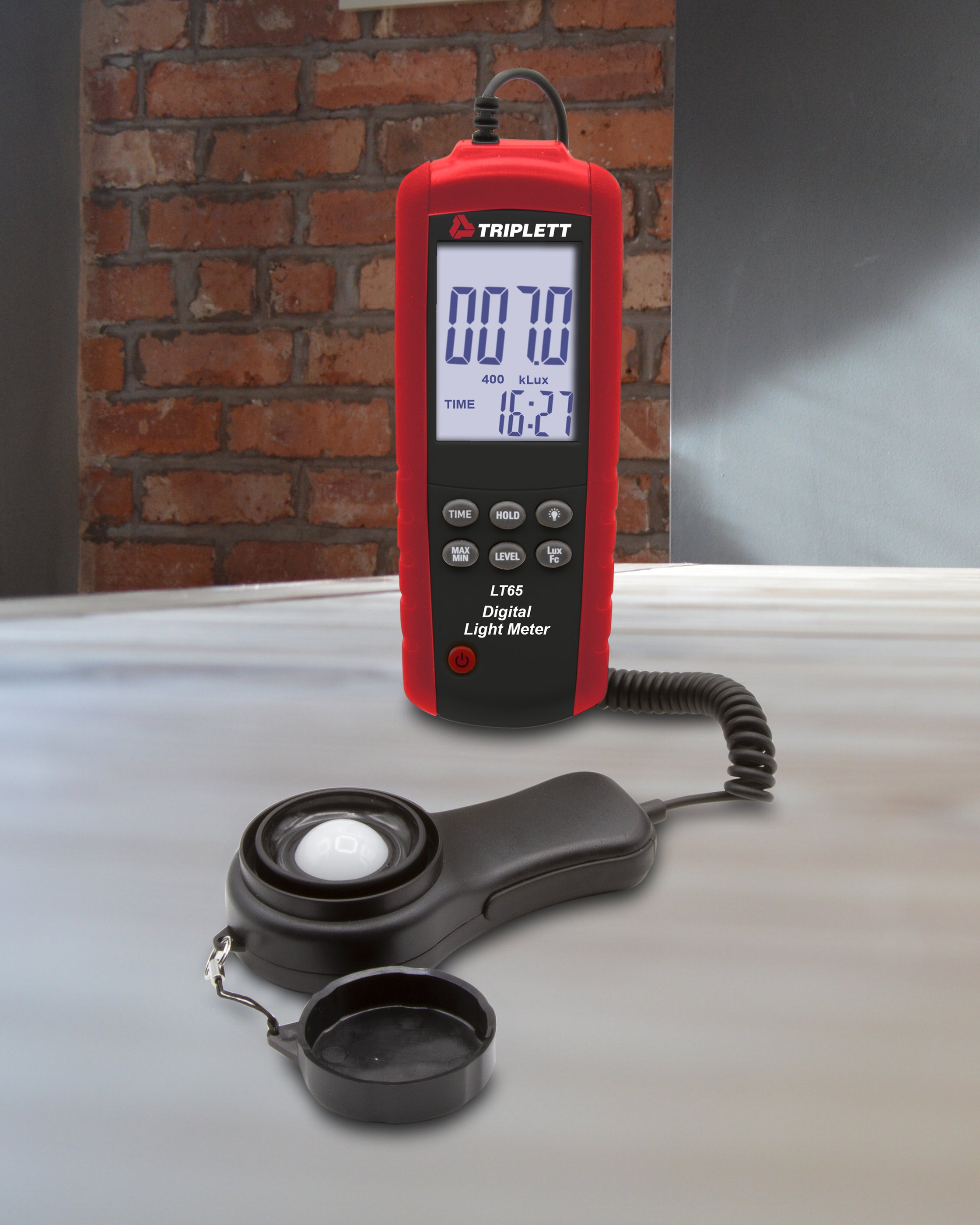 Digital Light Meter LUX to FC LT65 — Triplett Test Equipment & Tools