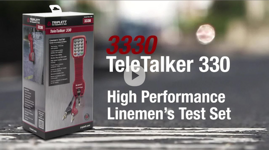 3330 TeleTalker 330 Linemen's Test Set | Phone Test Set — Triplett Test ...