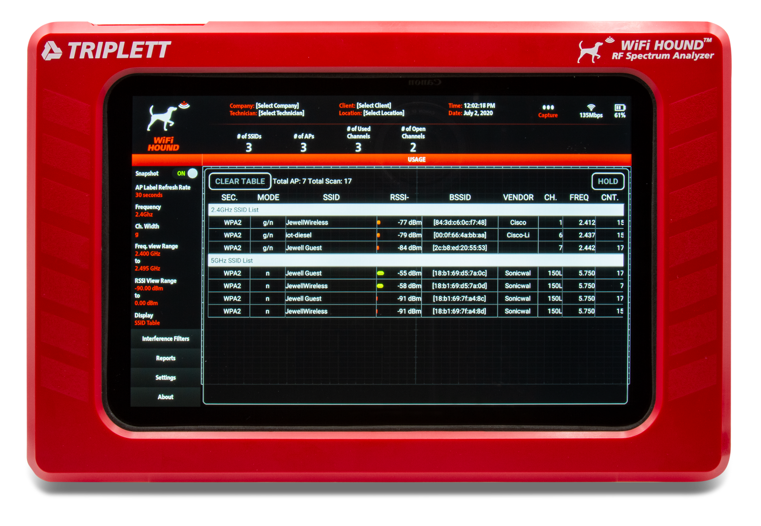 Telecom Test Equipment & Tools — Triplett — Triplett Test Equipment & Tools