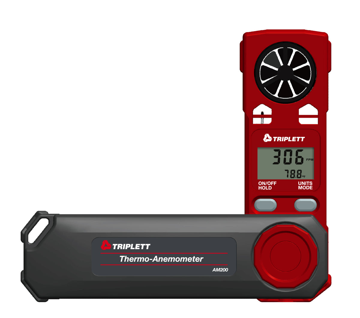AM200 Pocket Thermo-Anemometer with Wind Chill & Temperature — Triplett ...