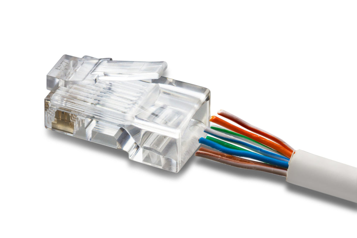 High Performance Modular CAT6 Connector - 50 Pack (CAT6-HPP) — Triplett ...