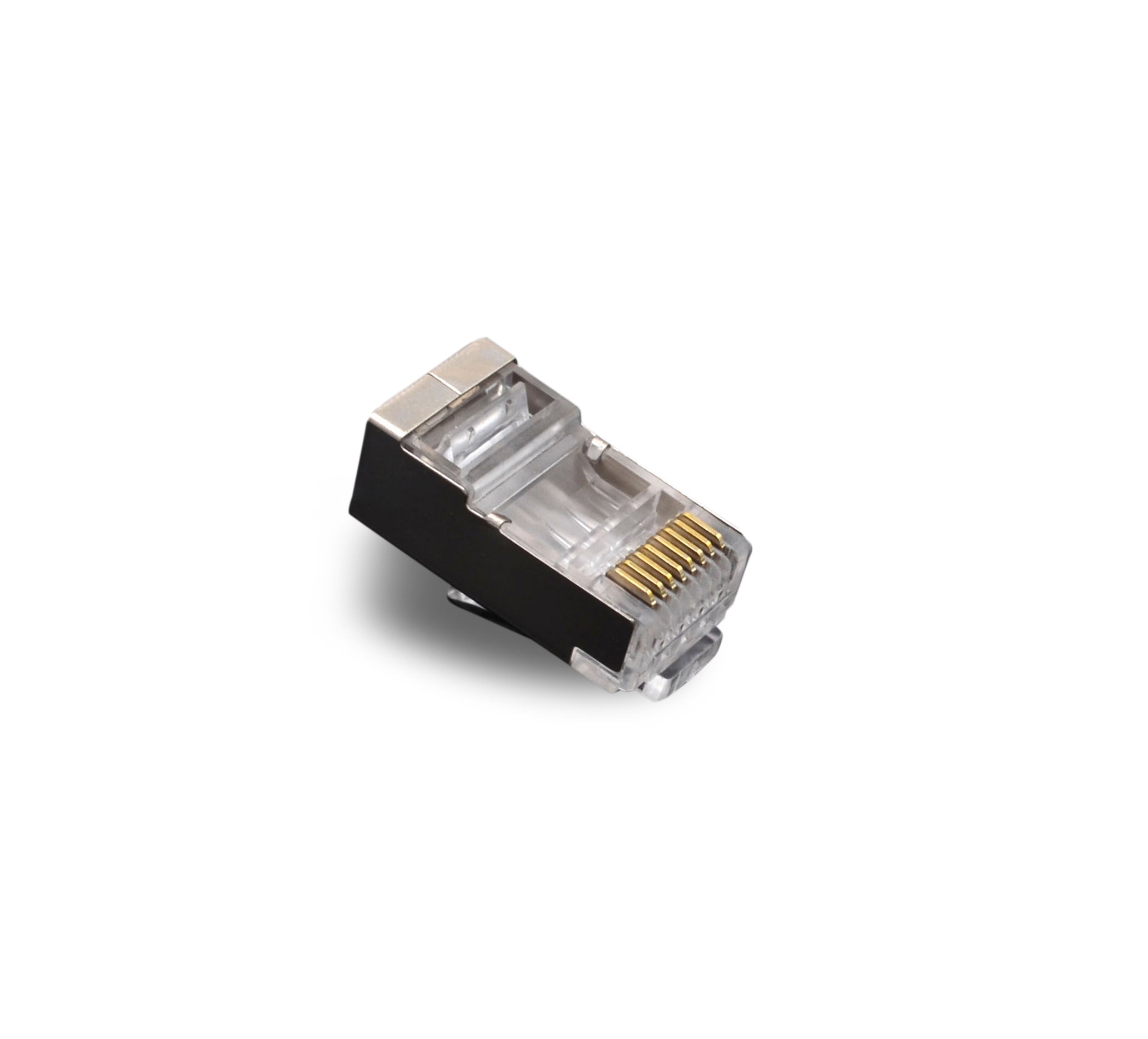 High Performance Modular CAT6 Shielded Connector - Male, 100PK (CAT6-H ...
