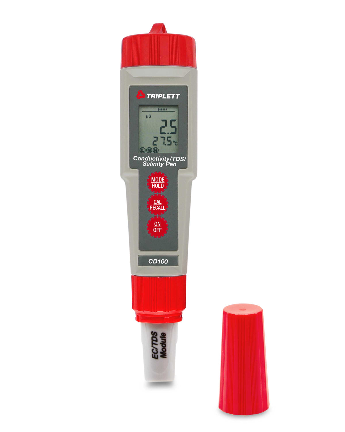 Conductivity/TDS/Salinity Pen - (CD100) — Triplett Test Equipment & Tools