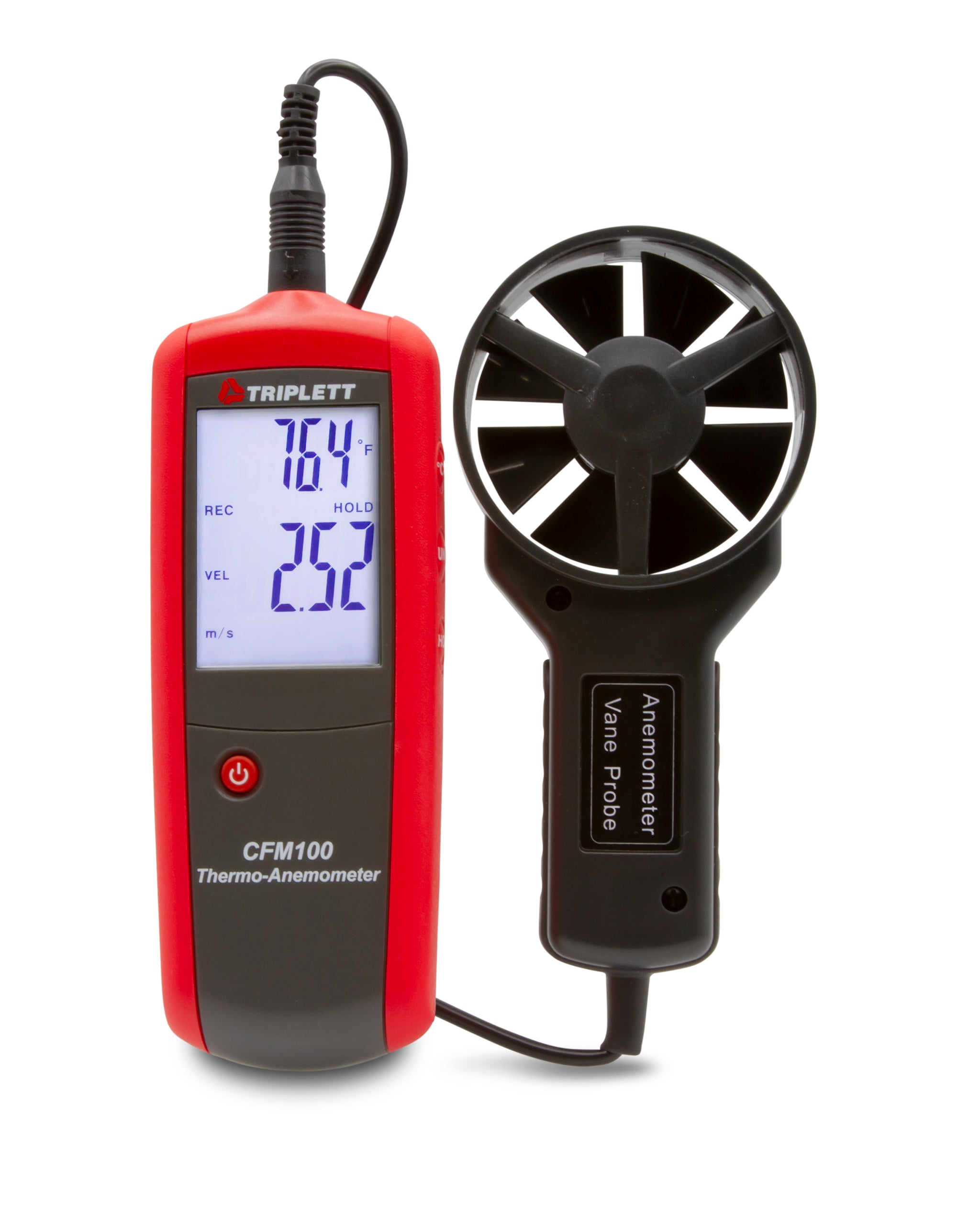 Pocket Thermo Anemometer | CFM/CMM Thermo-Anemometer — Triplett Test ...