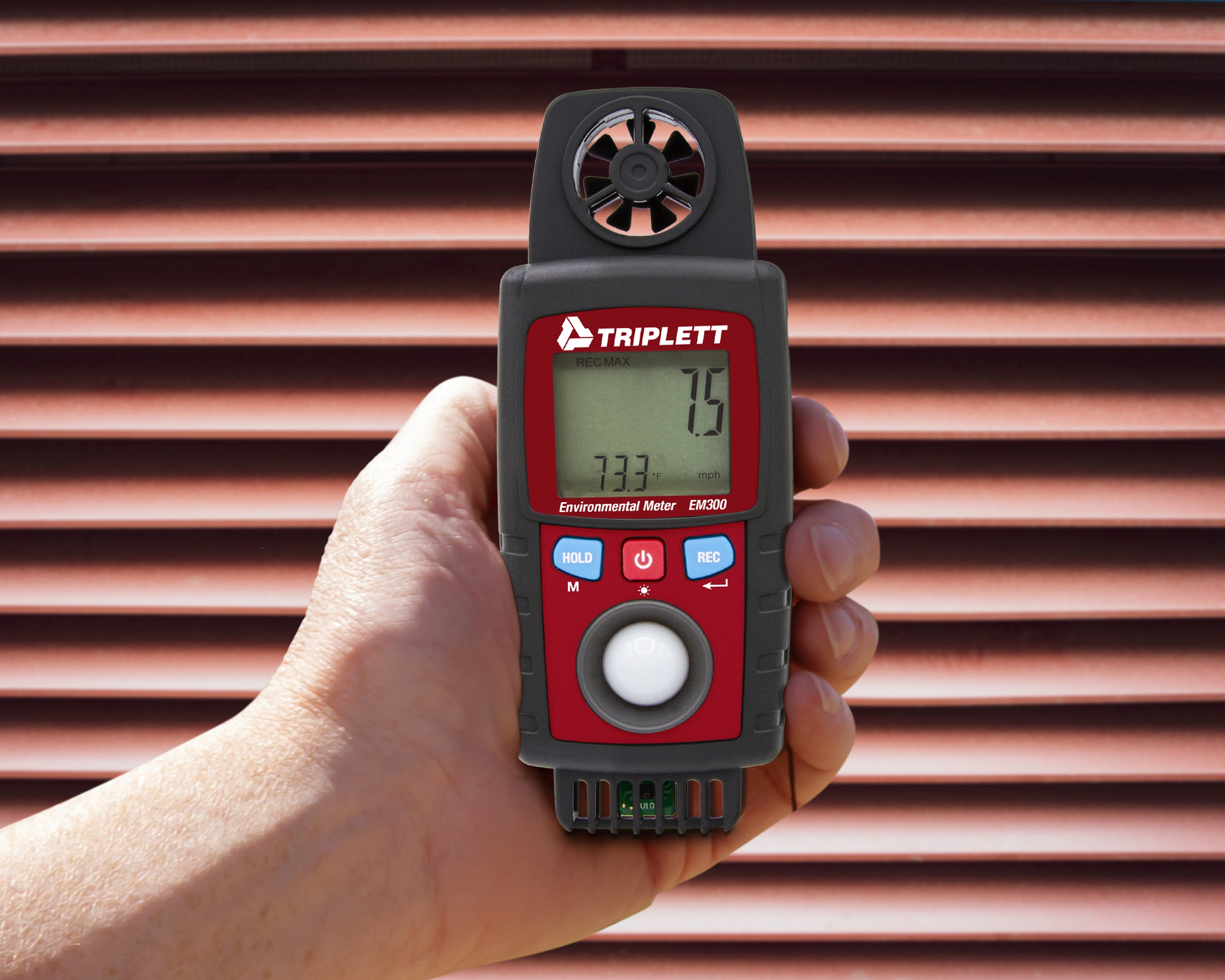 10-in-1 Environmental Meter with Air Flow - (EM300) — Triplett Test ...