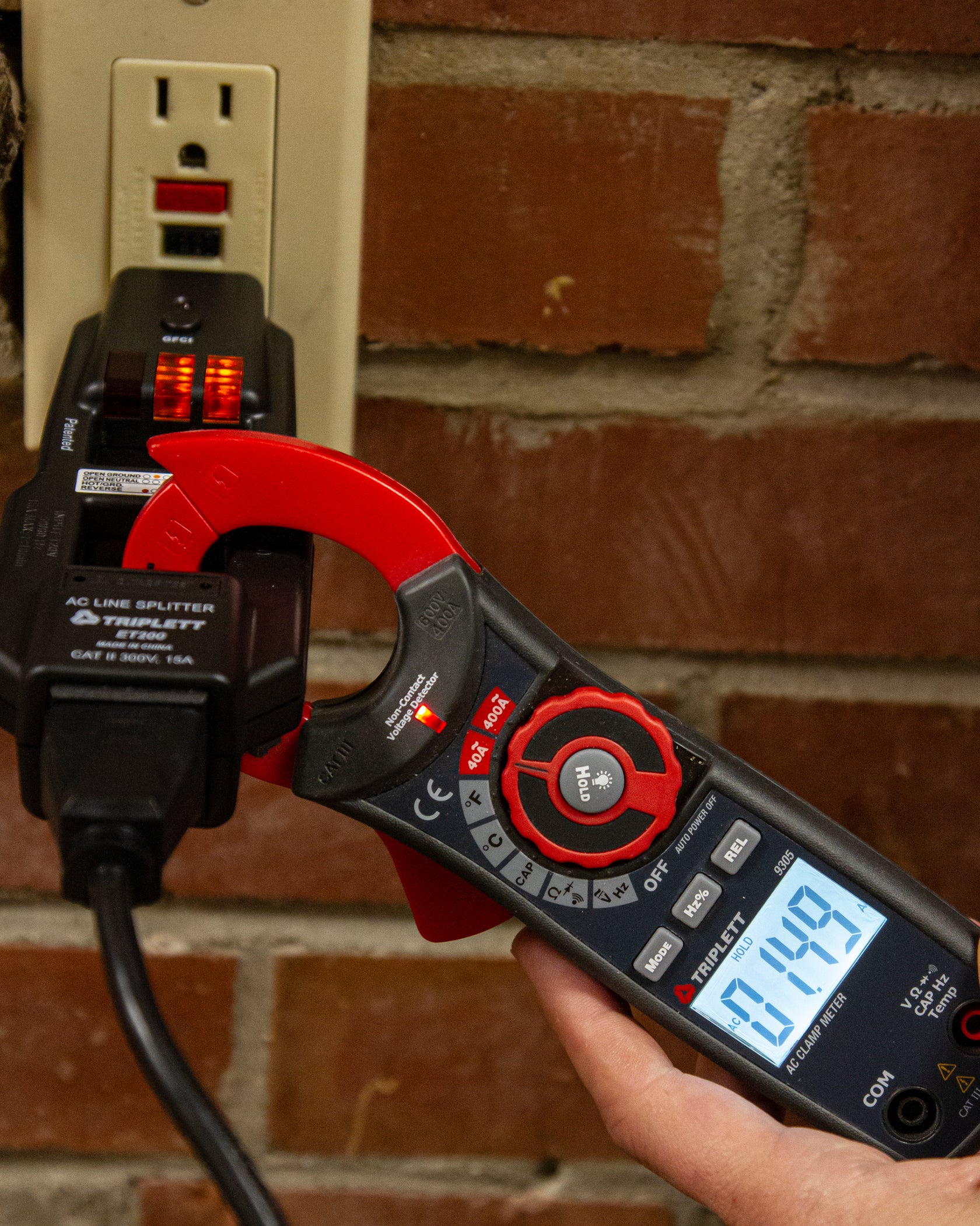 ET200 AC Line Splitter | Commercial Residential GFCI Receptacle Tester ...