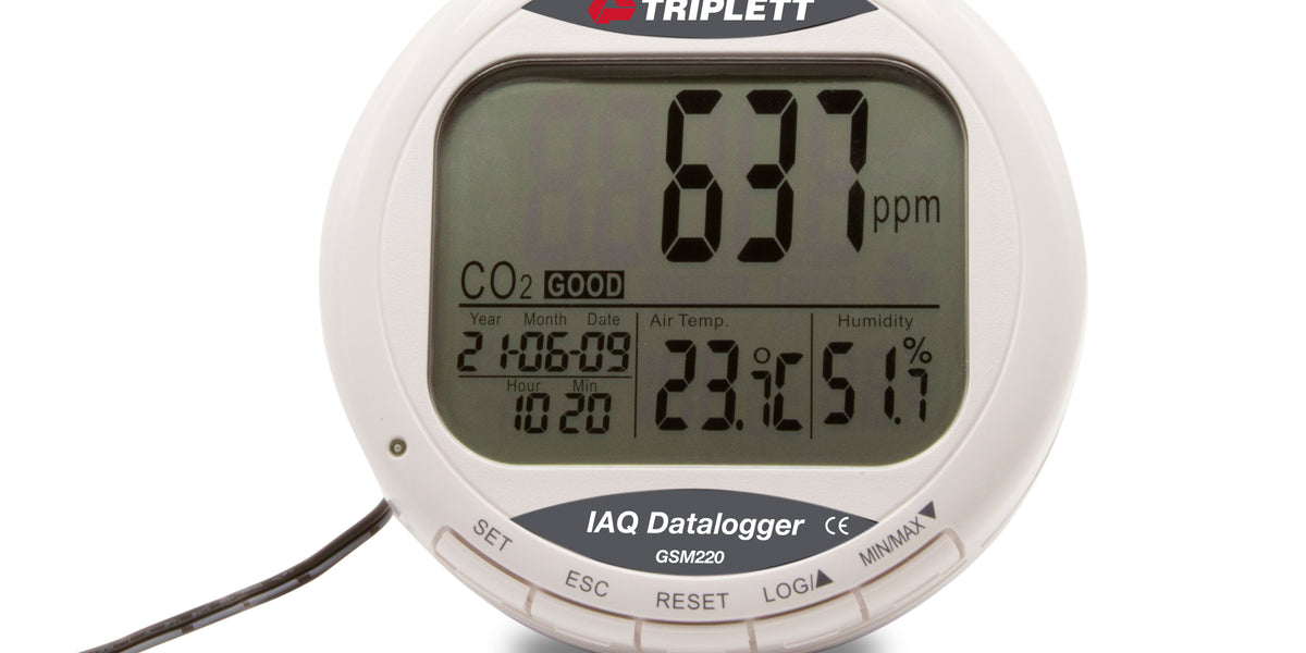 GSM220 Desktop CO2 Logger | IAQ CO2 Monitor | IAQ Datalogger — Triplett ...