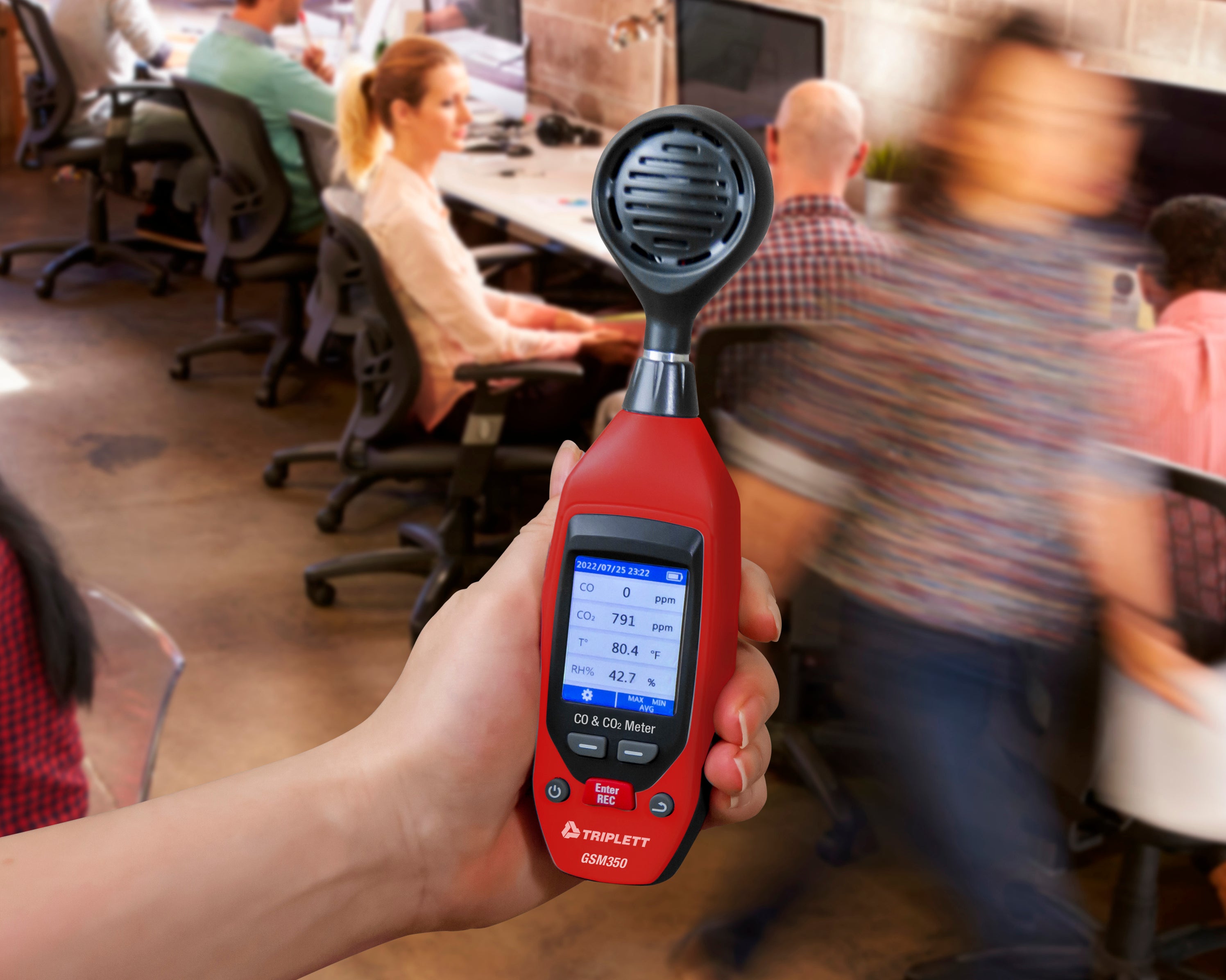 GSM350/Carbon Monoxide/Dioxide Meter/memory | IAQ Test Equipment ...