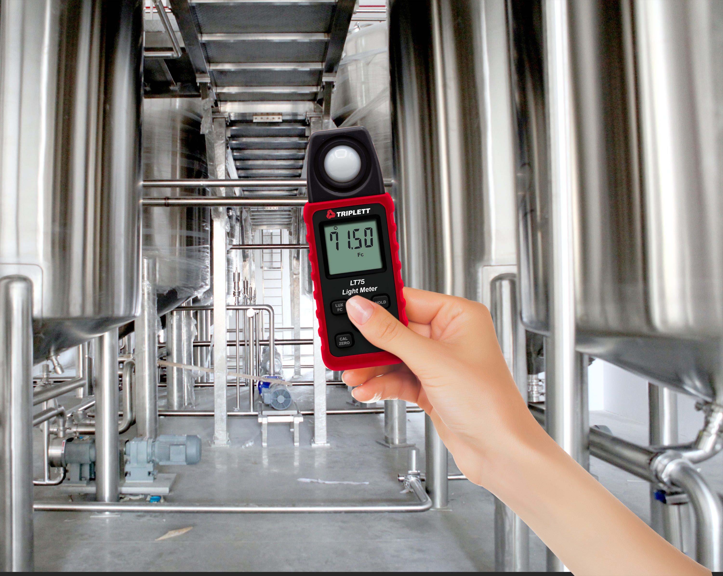 Digital Light Meter LUX to FC LT65 | LUX Light Meter — Triplett Test ...