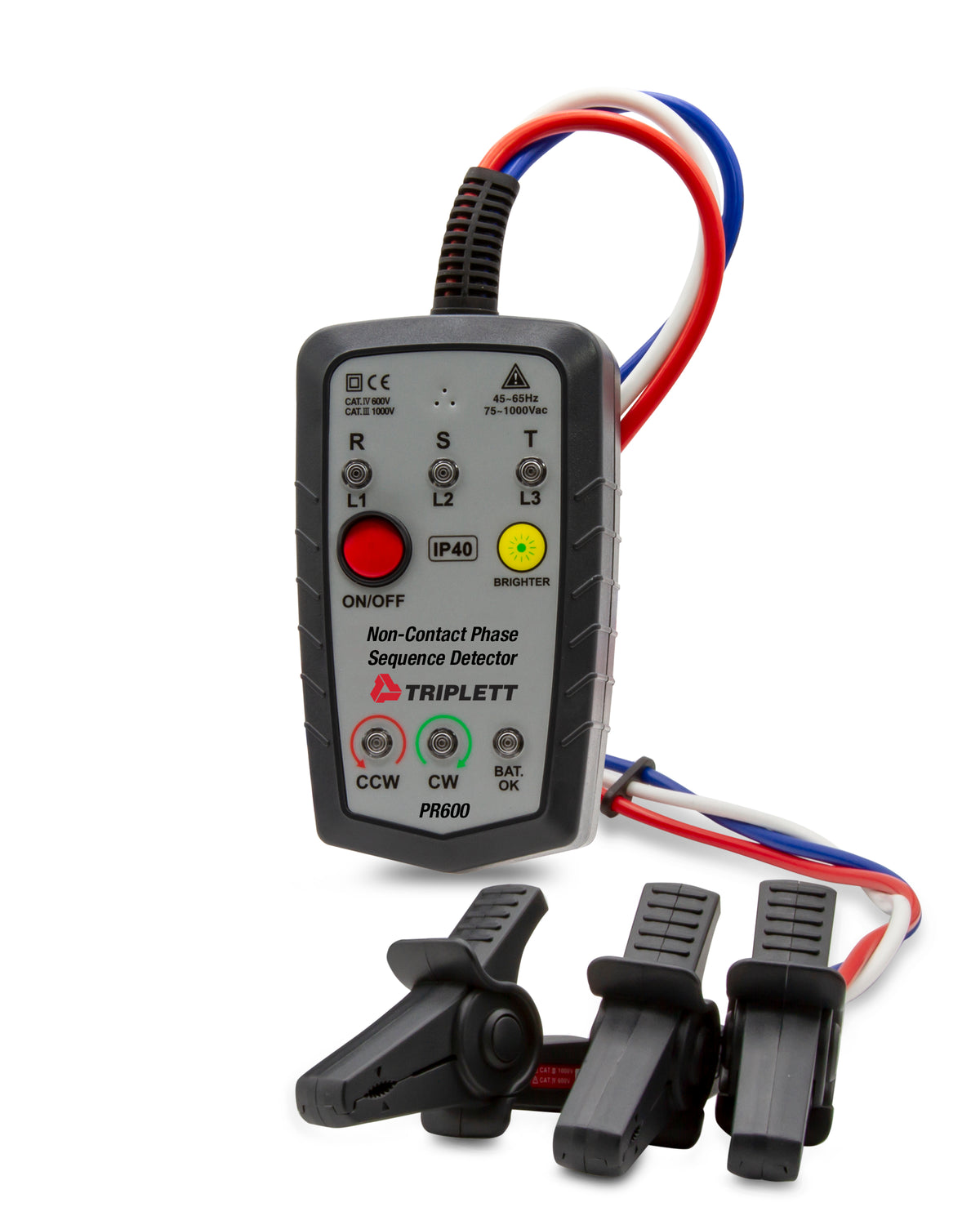 Non-Contact Phase Rotation Tester - (PR600) — Triplett Test Equipment ...