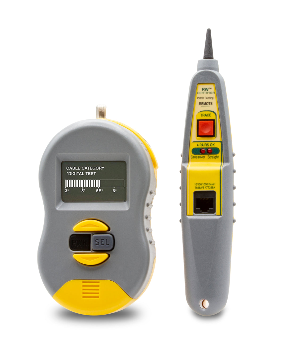 Real World Certifier 2™ Cable Category Tester with Probe: Tests and Di ...