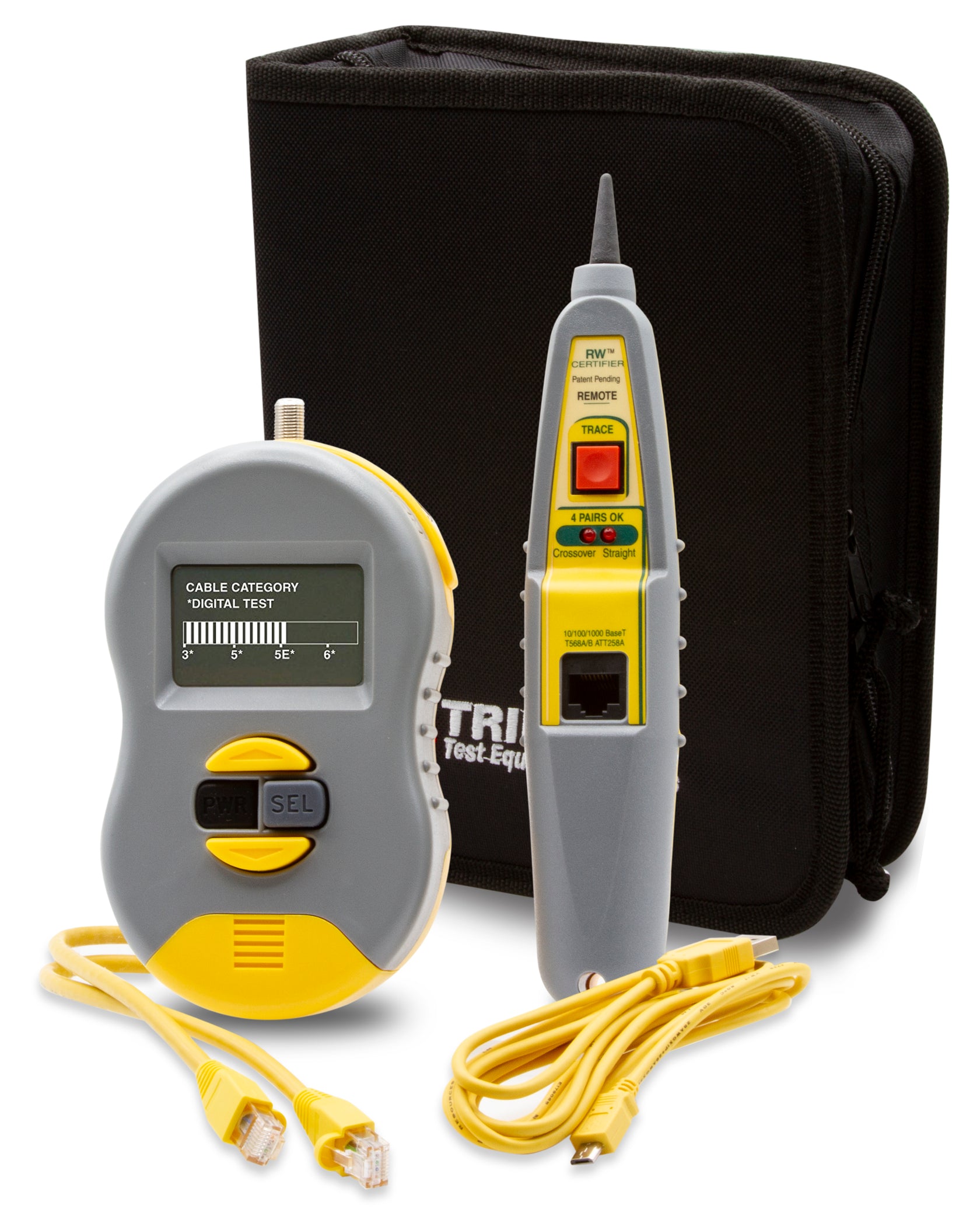 Real World Certifier 2™ Cable Category Tester with Probe: Tests and Di ...