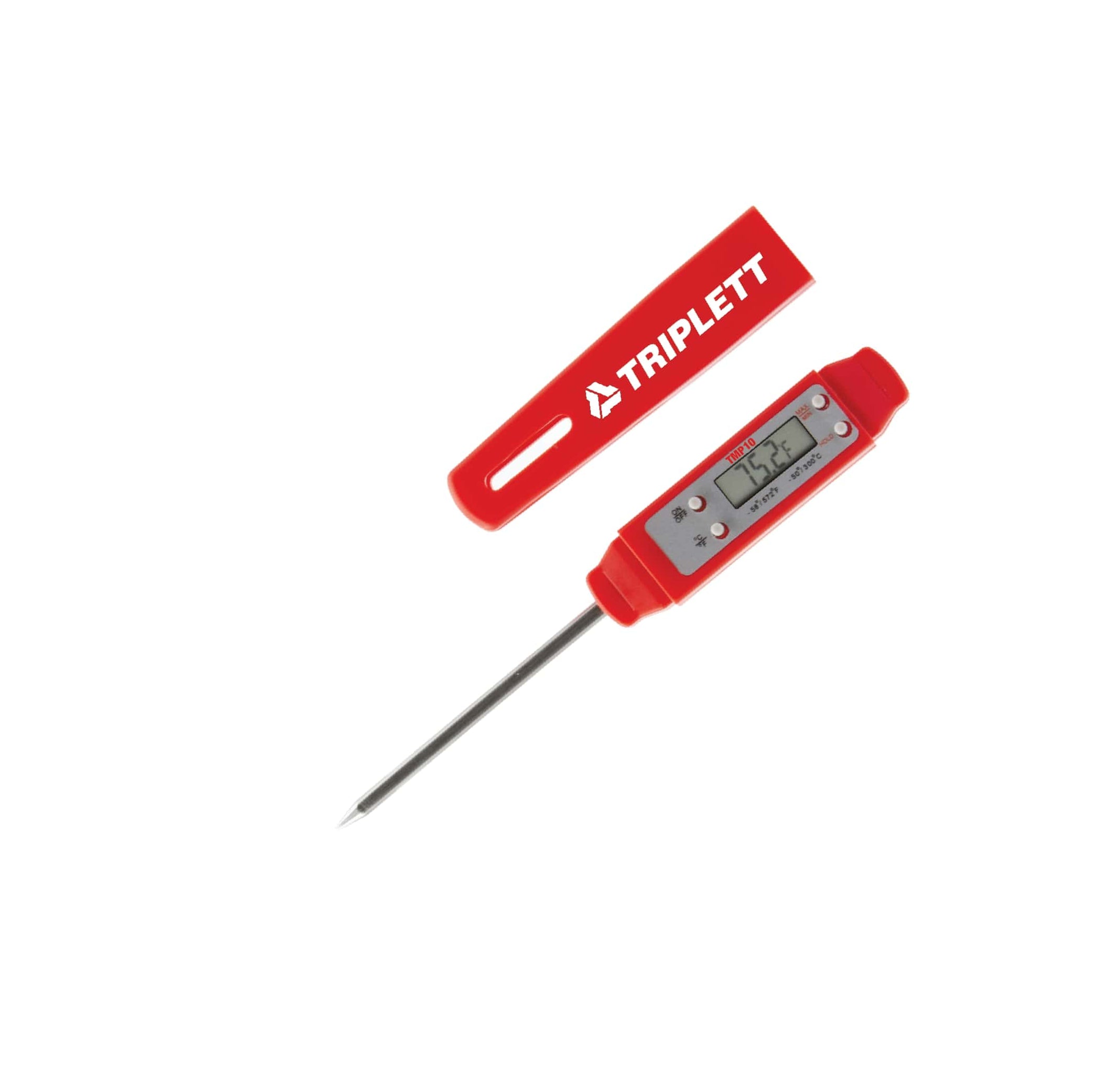 Pocket Thermometer with 2.9” Food Grade Stainless Steel Probe, Tempera ...