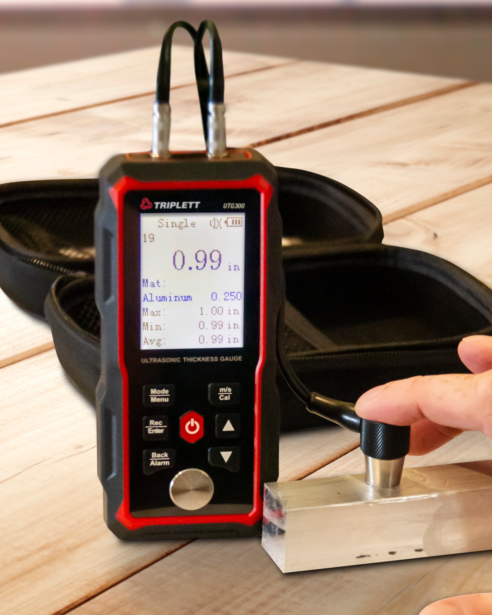 Ultrasonic Thickness Gauge - (UTG300) — Triplett Test Equipment & Tools