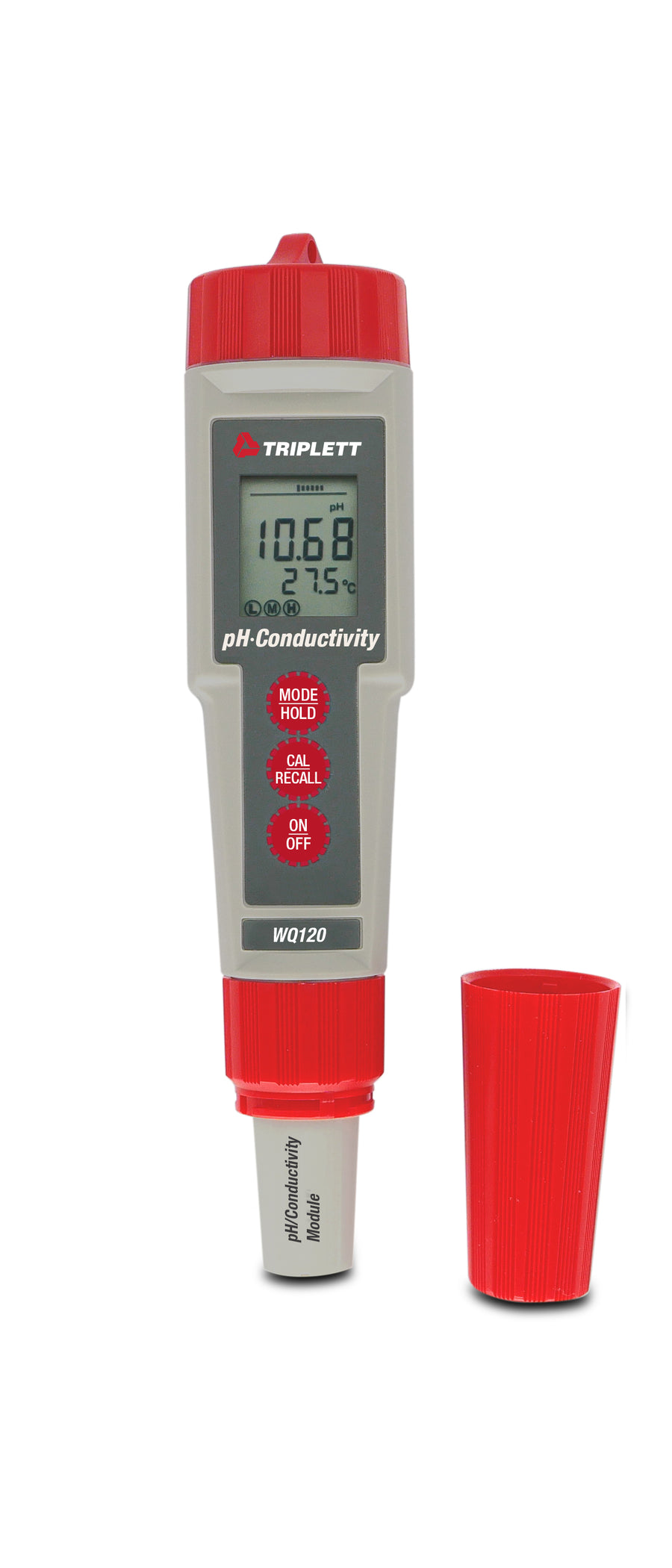 PH/Conductivity/TDS/Salinity Meter - (WQ120) — Triplett Test Equipment ...